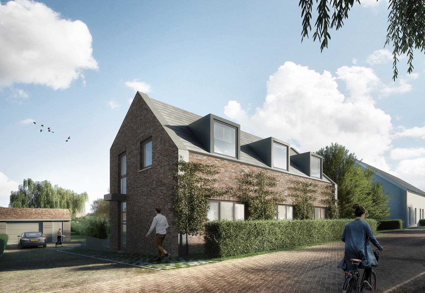 Hof van Waelsicht - Groen wonen aan het water